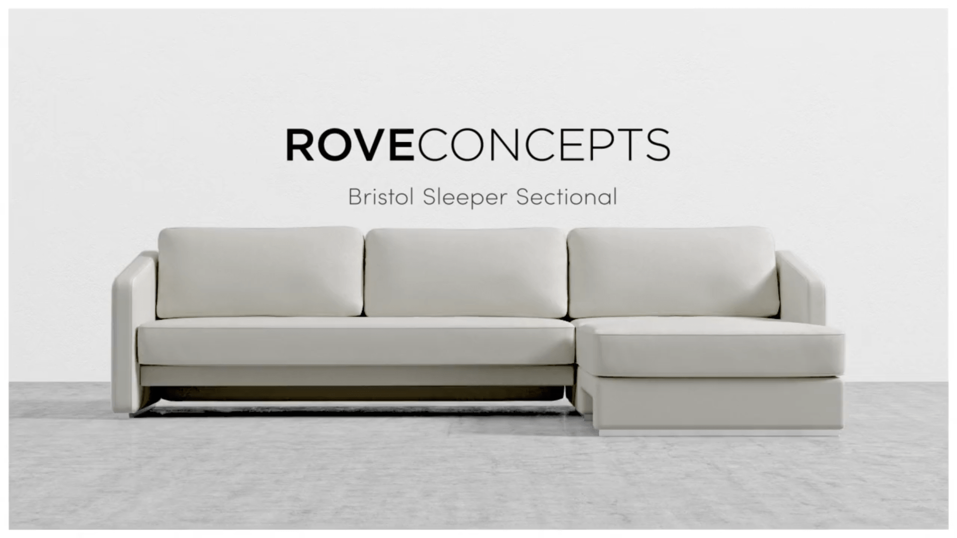 Bristol Sleeper Sectional | Rove Concepts